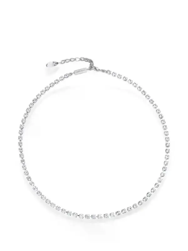JIMMY CHOO Saeda Crystal-embellished Necklace