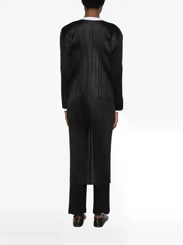 Issey Miyake Plissé-effect Coat
