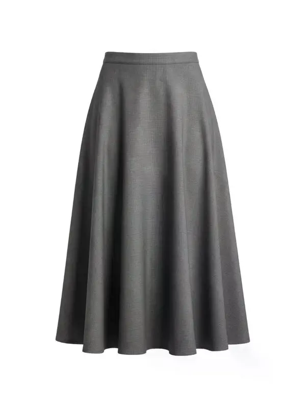 RUNDHOLZ BLACK LABEL Half-circle Flared Midi Skirt