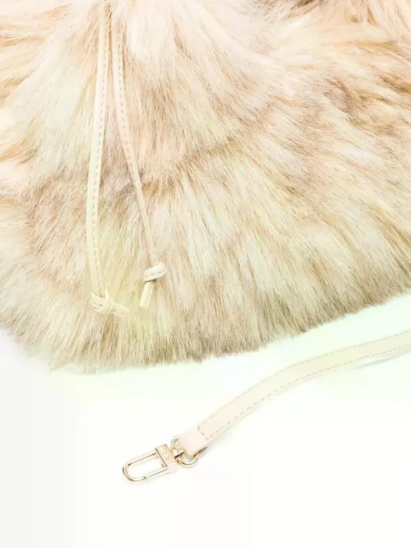 Maje Milpli Shearling-effect Tote Bag