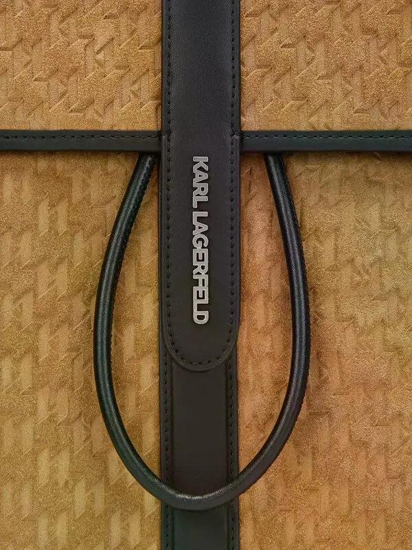 Karl Lagerfeld Monogram-debossed Backpack
