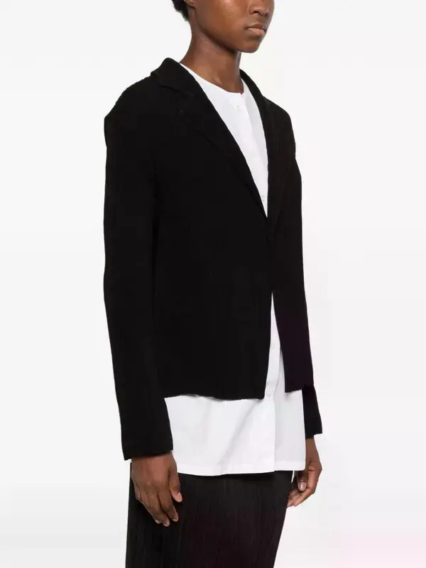 Issey Miyake Pleated Notch-lapel Jacket