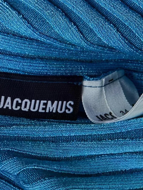 Jacquemus La Maille Pralù Rib-knit Cropped Cardigan