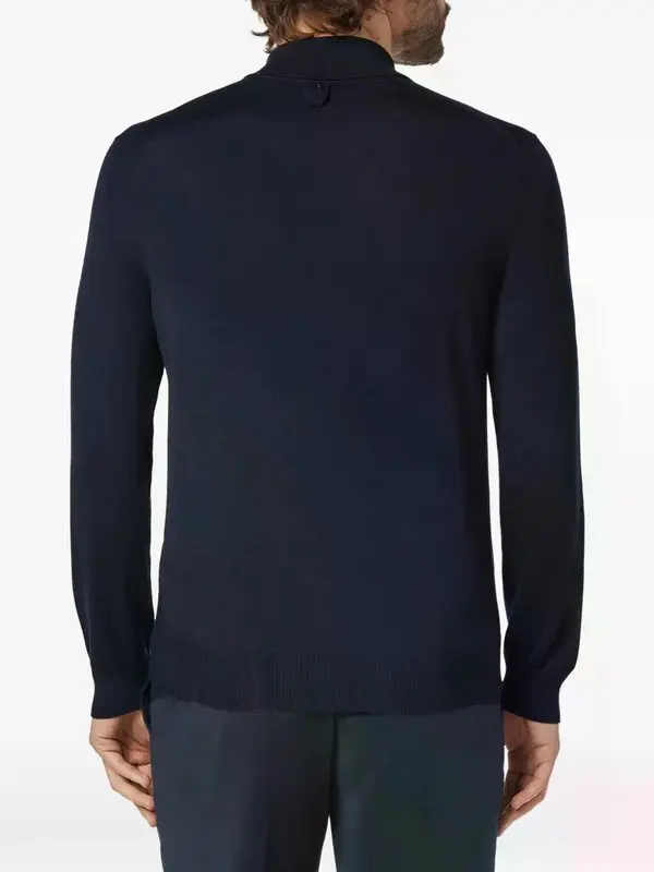 BILLIONAIRE Crest Zip-up Polo Shirt