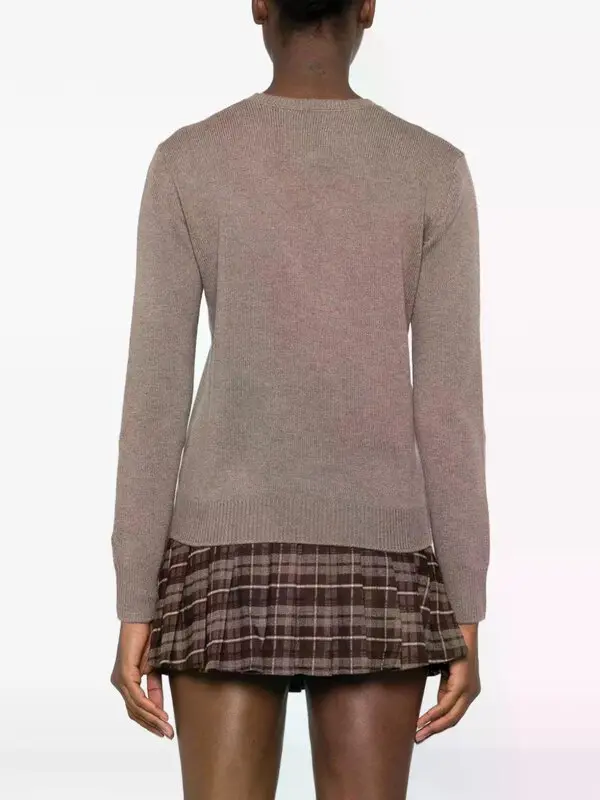 MC2 SAINT BARTH New Queen Embroidered Crew-neck Sweater
