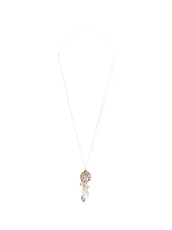 ATELIER INSCRIRE Capensi Coin Necklace - Silver