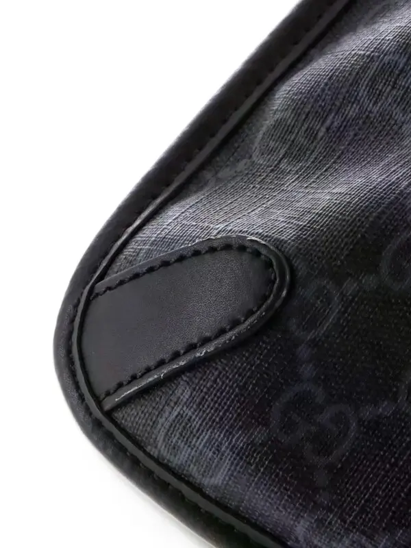 Gucci Envelope Web Messenger Gg Coated Canvas Medium Crossbody Bag