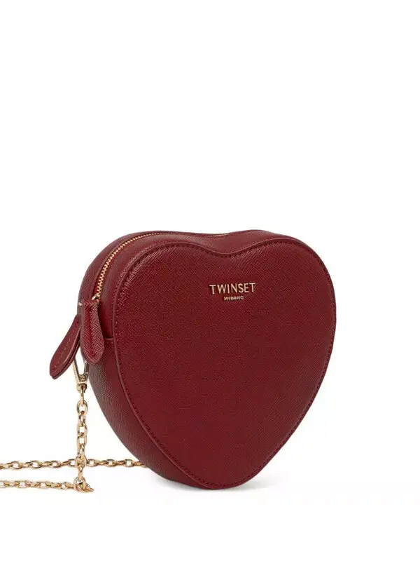 TWINSET Mini Heart-shaped Bag With Shoulder Strap - Red