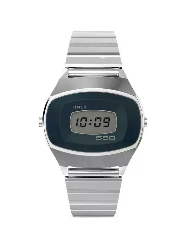 Timex® Q ® 1975 Ssq Digital Reissue 38mm Watch - Silver