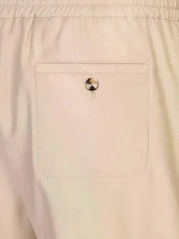Agnona Drawstring Wool Trousers
