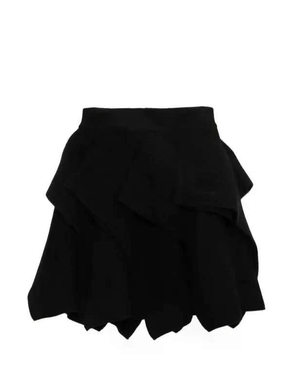 JUUN.J Ruffled Ribbed-knit Sweater