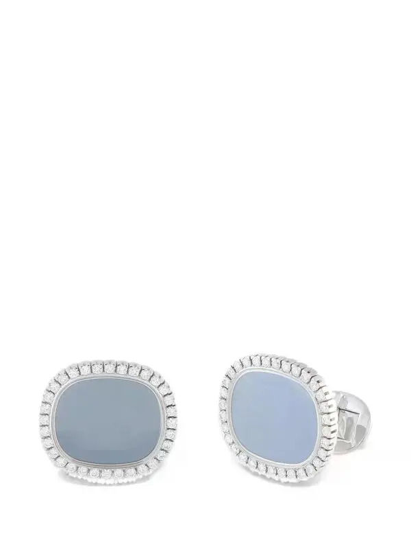 Patek Philippe Diamond Cushion Cufflinks