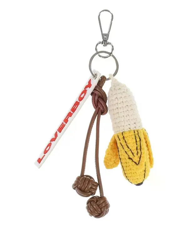 CHARLES JEFFREY Banana Keyring - Neutrals