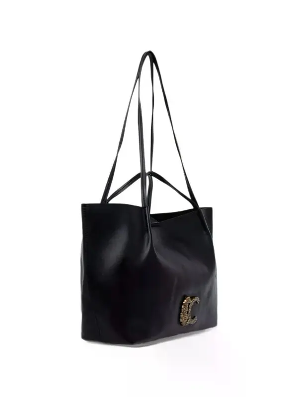 Lola Casademunt Leopard-logo Plaque Tote Bag