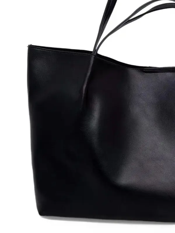 Lola Casademunt Leopard-logo Plaque Tote Bag