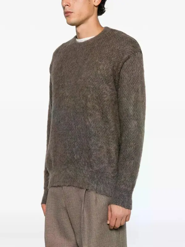 SSSTEIN Brushed Crew-neck Sweater