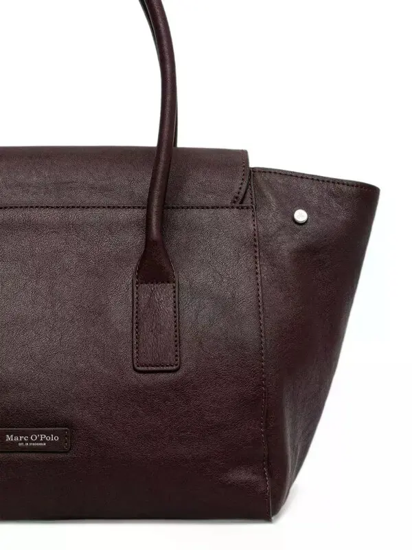 Marc O'polo Large Gaby Leather Flap-top Tote Bag