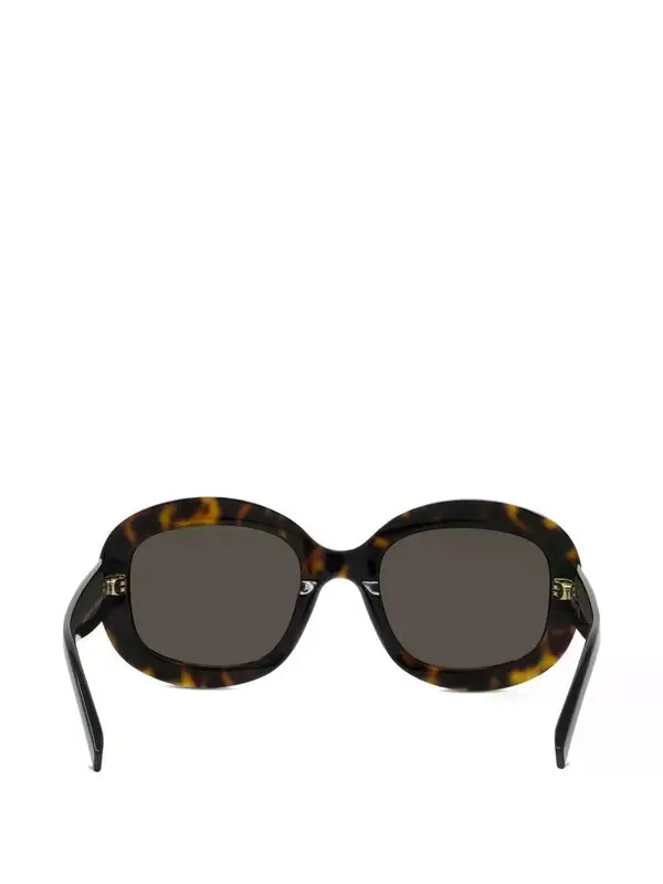 Givenchy Tortoiseshell-effect Oval-frame Sunglasses
