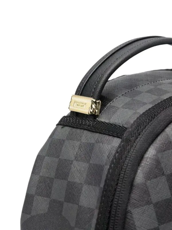 SPRAYGROUND Royal In$tinct Check-pattern Graphic-print Backpack