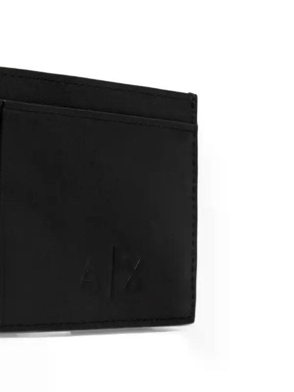 Armani Exchange A|x Debossed Leather Card Holder Set