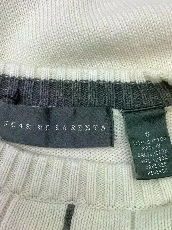 Oscar De La Renta 2010s Plaid-print Crew-neck Sweater