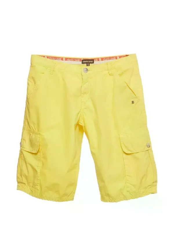Roberto Cavalli Cotton Cargo Bermuda Shorts