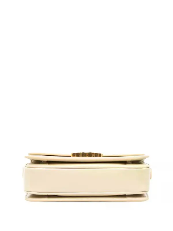 Celine 2024 Classique Shiny Calfskin Triomphe Crossbody Bag