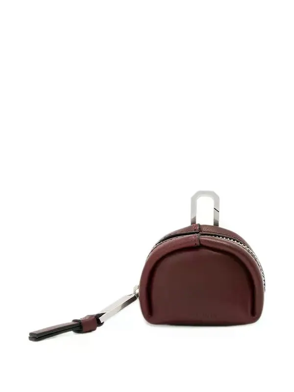 ALLSAINTS Rosalie Leather Airpod Case - Red