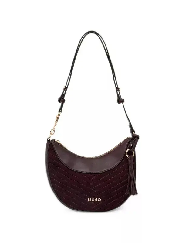 Liu Jo Chevron-quilted Tassel-detail Shoulder Bag