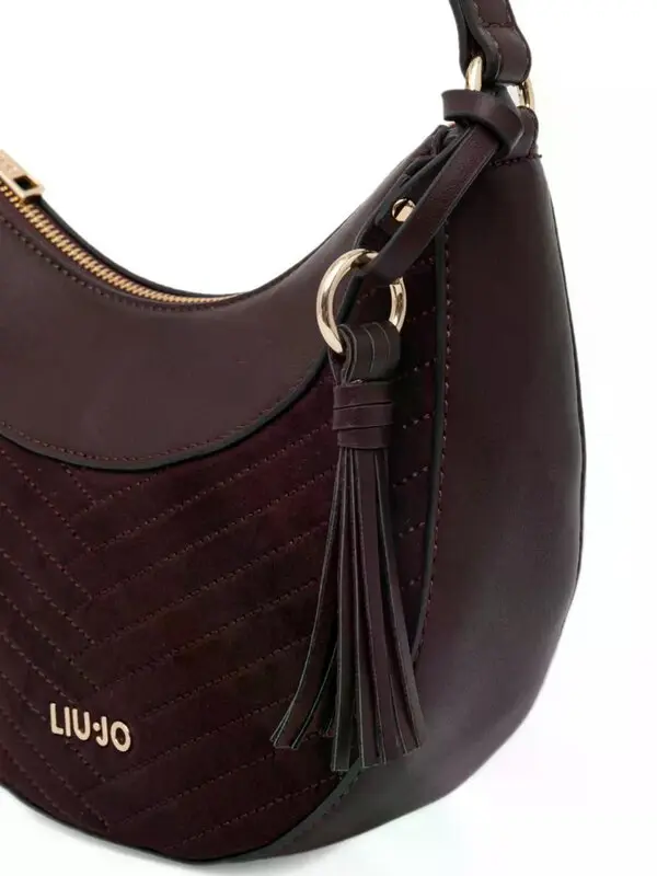 Liu Jo Chevron-quilted Tassel-detail Shoulder Bag