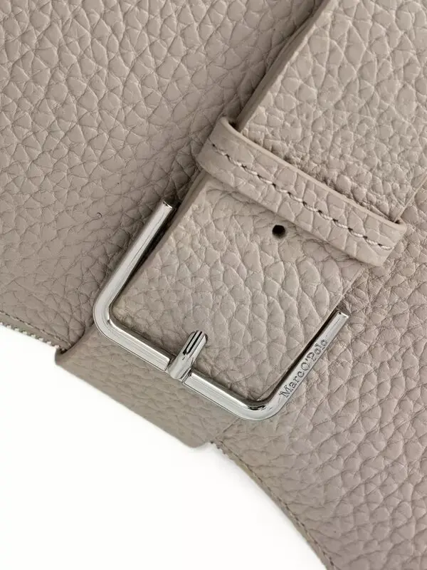 Marc O'polo Binna Buckle-detail Pebbled Shoulder Bag