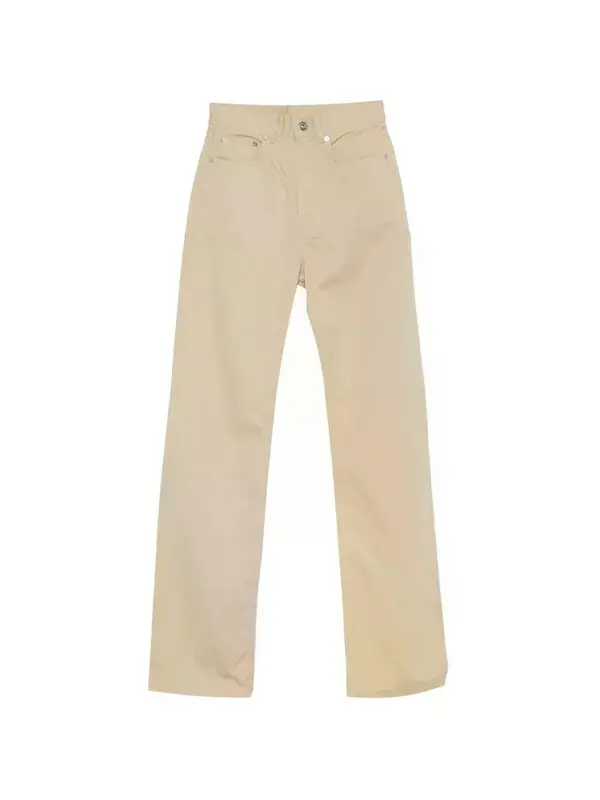 JW Anderson Straight-leg Jeans In Beige