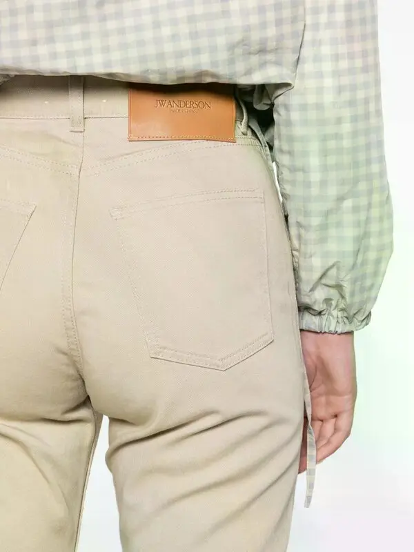 JW Anderson Straight-leg Jeans In Beige