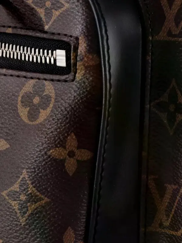 LOUIS VUITTON Josh Nm Macassar Monogram Canvas Backpack