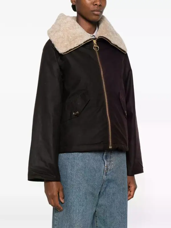 Barbour Fleece-collar Zip-up Jacket