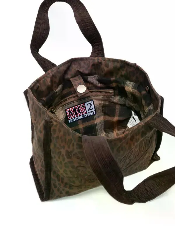 MC2 SAINT BARTH Colette Leopard-print Tote Bag