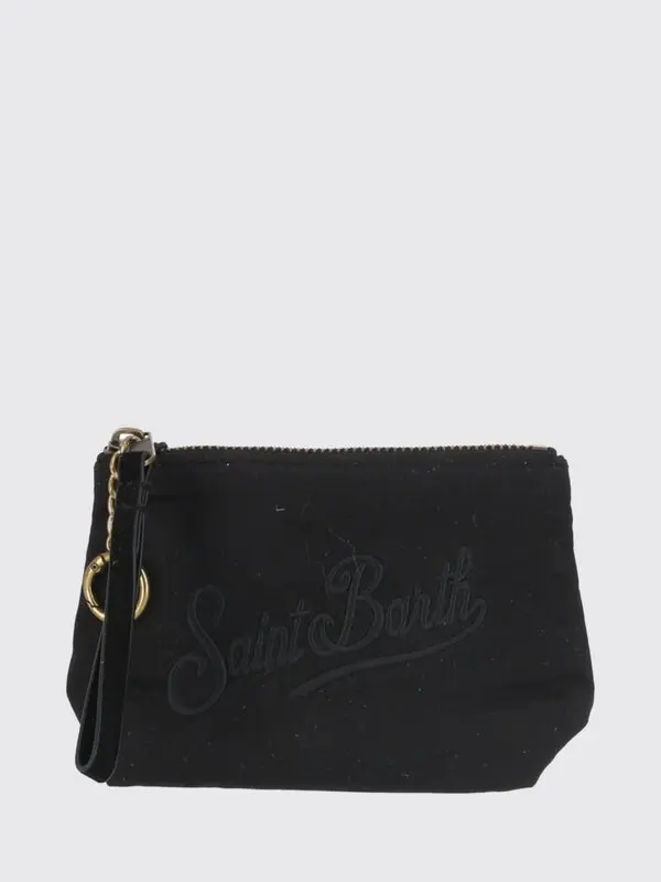 MC2 SAINT BARTH Aline Tartan Waxed Cotton Keychain Pouch - Fa02