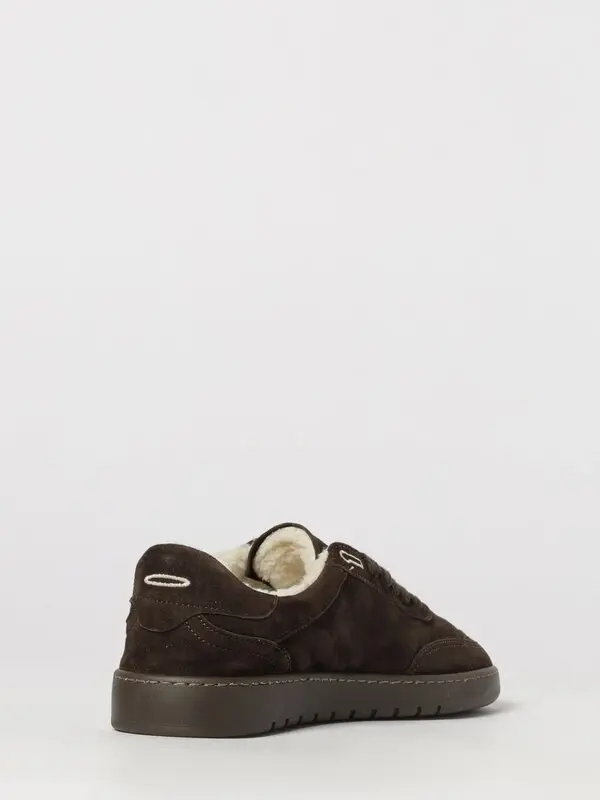 PIUMHA Suede Low-top Sneakers With Shearling Lining