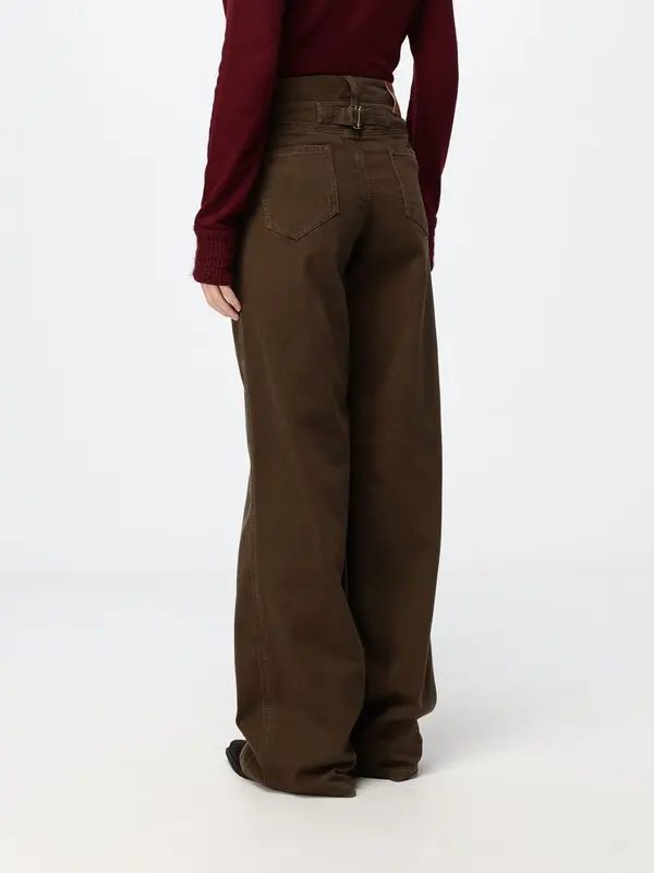 Ermanno Scervino Mid-rise Wide-leg Baggy Jeans In Cotton Denim