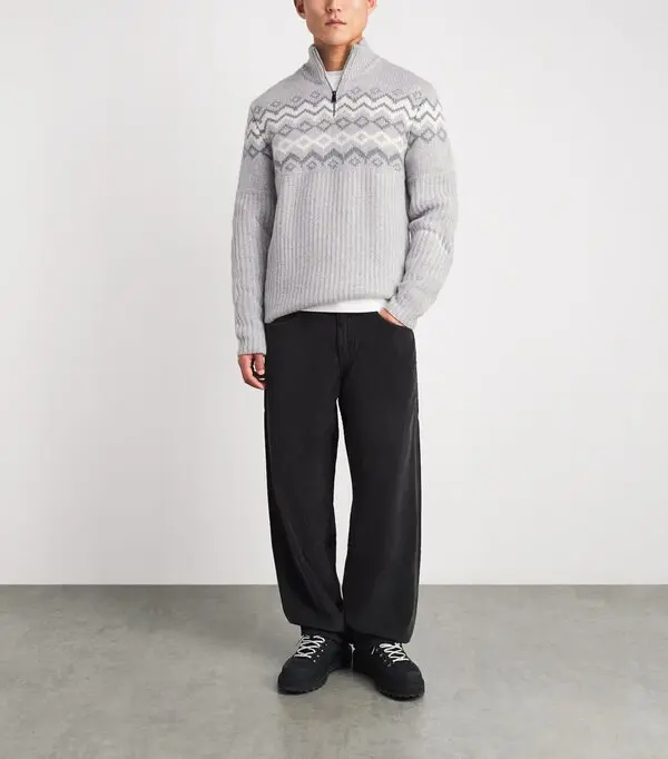 Bogner Cashmere Quarter-zip Ludi Sweater