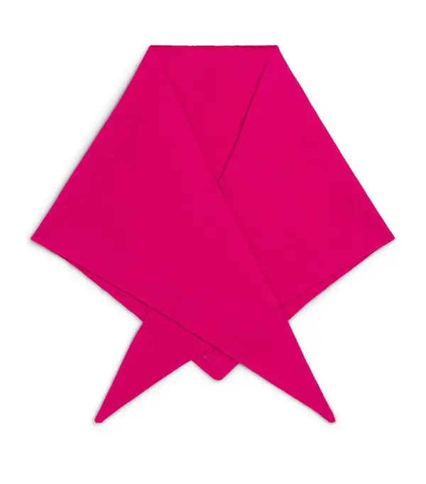 TBCO Large Cashmere Triangle Scarf - Red