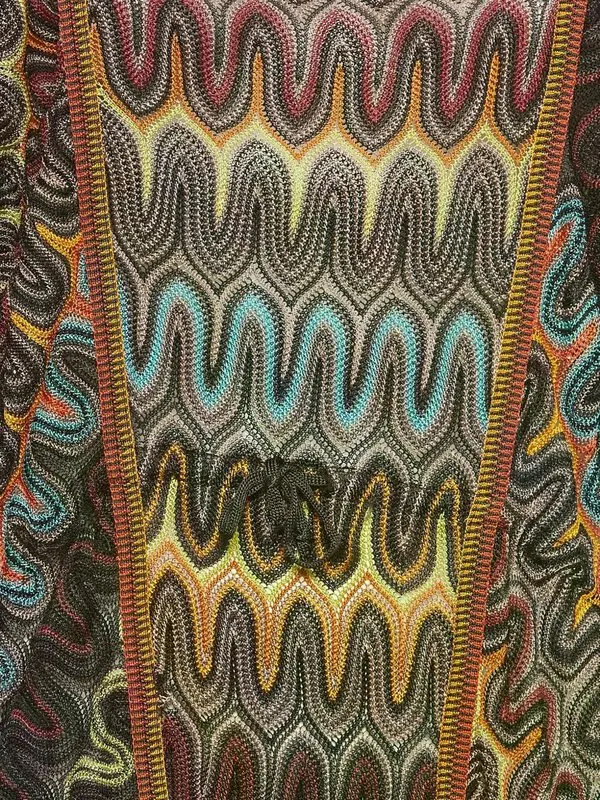 Missoni V-neck Crochet Kaftan Dress