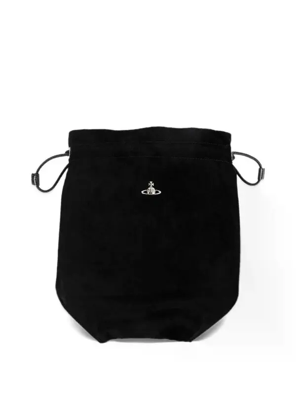 VIVIENNE WESTWOOD Orb Drawstring Clutch Bag