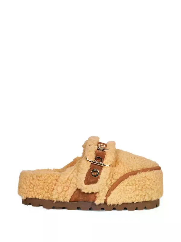 Inuikii Shearling Buckle-fastening Mules
