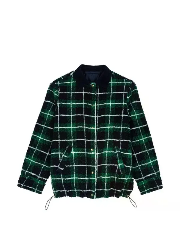 Maje Reversible Curly Parka