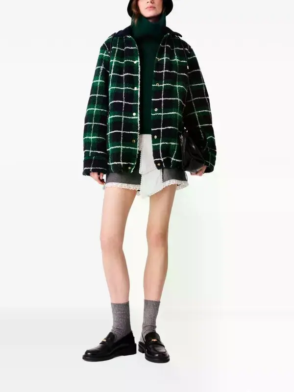 Maje Reversible Curly Parka