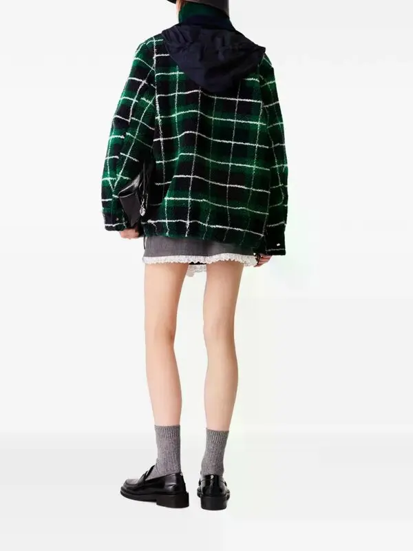 Maje Reversible Curly Parka