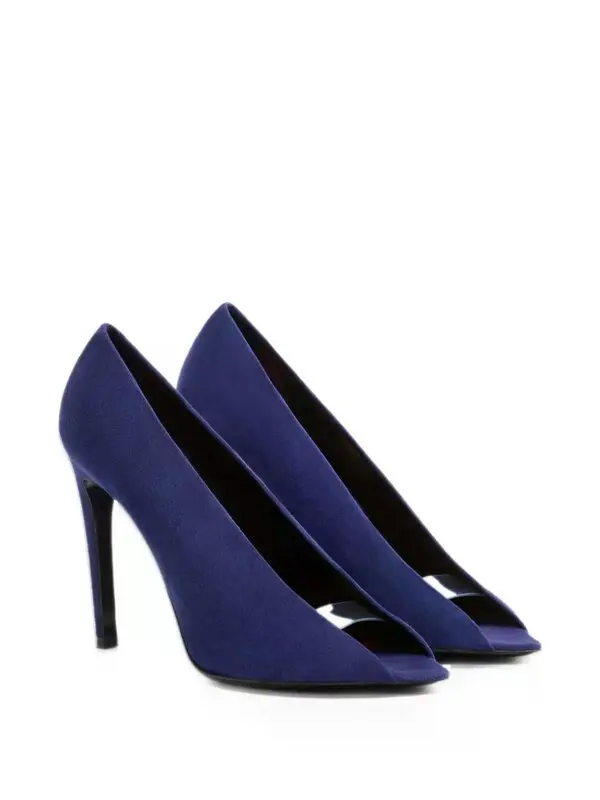 Valentino Garavani Open-toe Révélé Suede Pumps 105mm