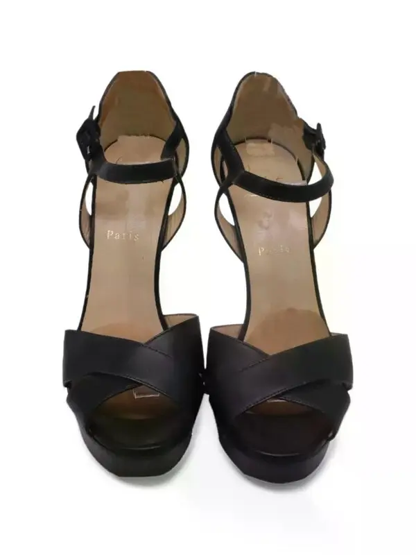 CHRISTIAN LOUBOUTIN Ankle Strap Platform Sandals