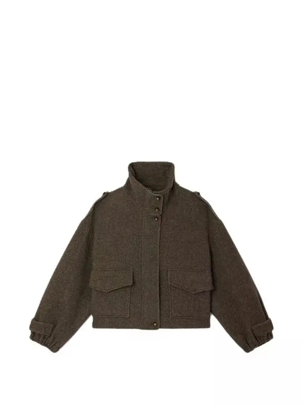 SESSUN Mean Streets High-neck Epaulette Jacket